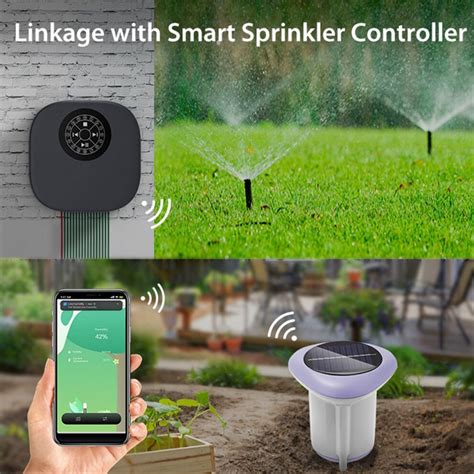 Tuya Smart Zigbee Solar Soil Sensor For Gardening Temperature And