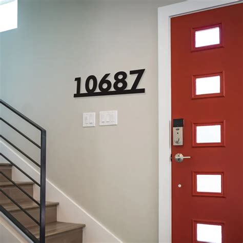 Metal Address Number Sign Tsguides