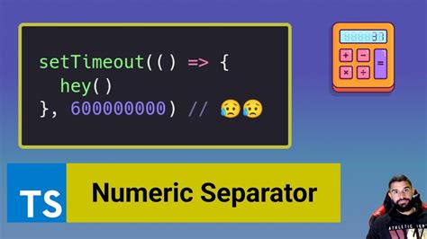 Typescript Numeric Separator Youtube