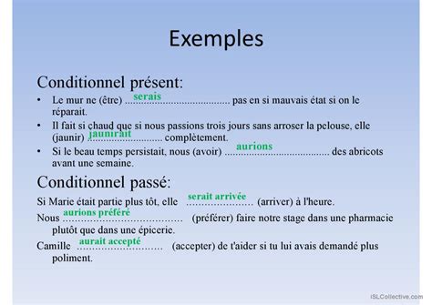 Le Conditionnel Français Fle Powerpoints