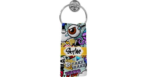 Custom Graffiti Hand Towel Full Print Personalized Youcustomizeit