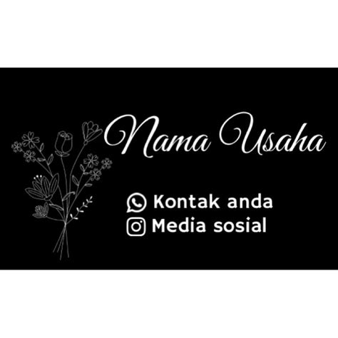 Jual Sticker Usaha Bunga Sticker Bouquet Bunga Sticker Label Bouquet Label Buket Bunga