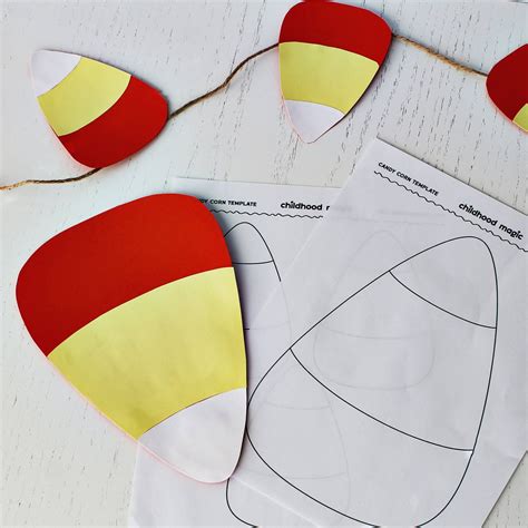 Free Printable Candy Corn Template Printable Templates