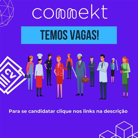 connekt no linkedin trabalho vagas temosvagas vagasp vagasti