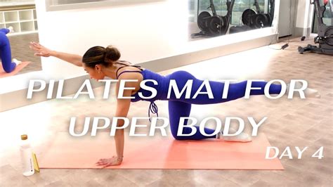 Pilates Mat Workout For Upper Body Arms Abs Triceps And Back Workout