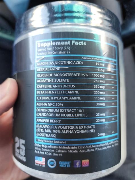 Havent Had Dmaa Since The Original Jack3d Thoughts On This R Preworkoutsupplements