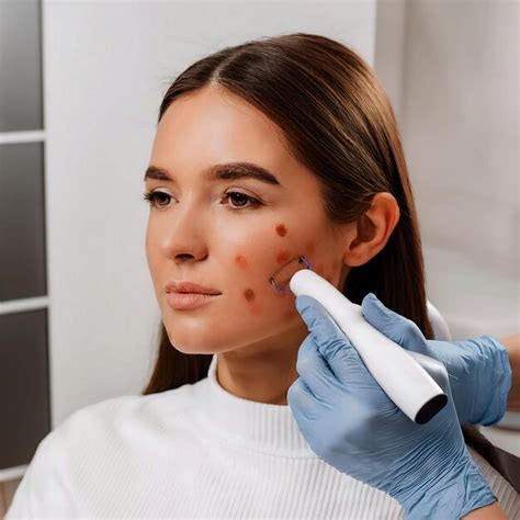 Acne Skin Disease In Adult Woman Face Before And After Acne Treatment