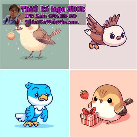 Chibi Con Chim Chibi Bird Wio