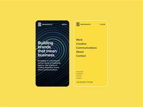 Homepage And Mobile Menu Aards