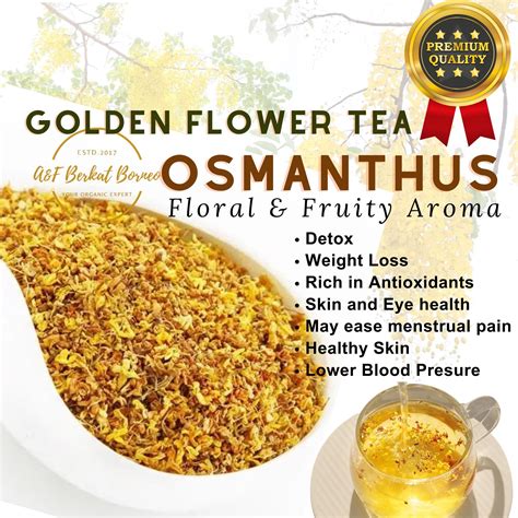 Flower Tea Golden Osmanthus Healthy Tea 15 Gram Lazada