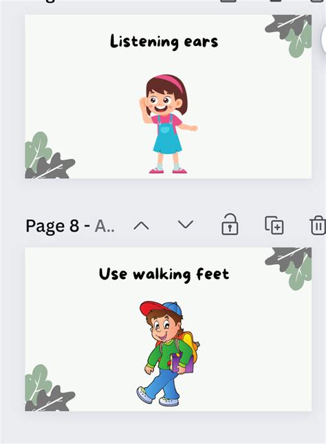 Visual Classroom Rules Med Large Etsy