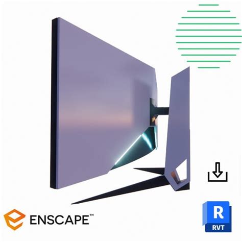 Free Revit Gaming Monitor Bim Model Bimshares