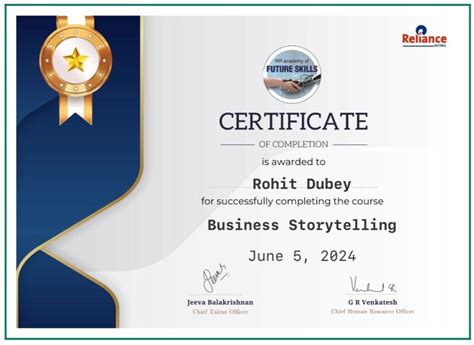 rohit dubey on linkedin successfully completed business storytelling