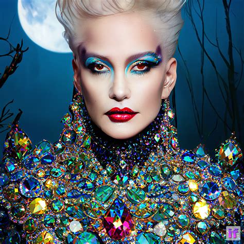 Deepfloyd If · Deepfloyd If “portrait Of A Rock Star Covered In Jewel Encruste