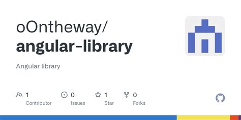 github oontheway angular library angular library