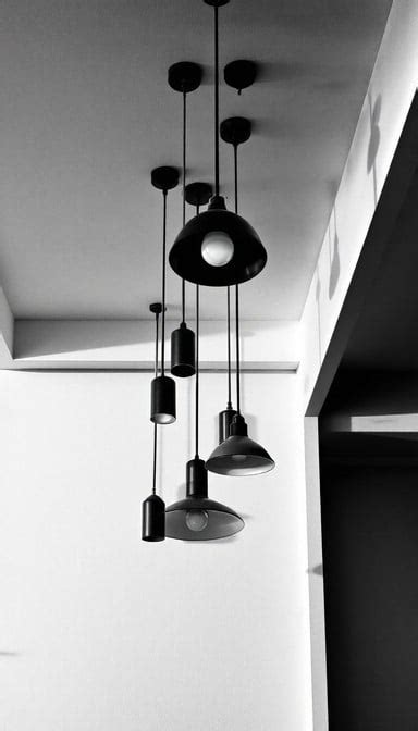 Free Suspended Light Geometry Image Pendants Lights Fixtures