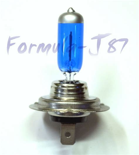 Halogen H7 55W 5000K White Two Bulbs Head Light High Beam Replace Lamp ...