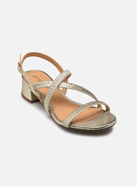 Georgia Rose Sandales Sandales Carmina Femme Or Et Bronze Sarenza