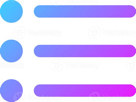website navigation icon in gradient colors more menu signs
