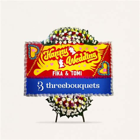 Jual Passionate Love Bunga Papan Jakarta Three Bouquets