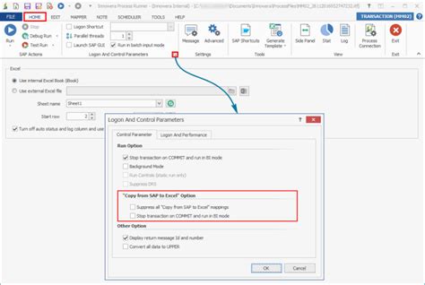 Transaction Extended Process Runner