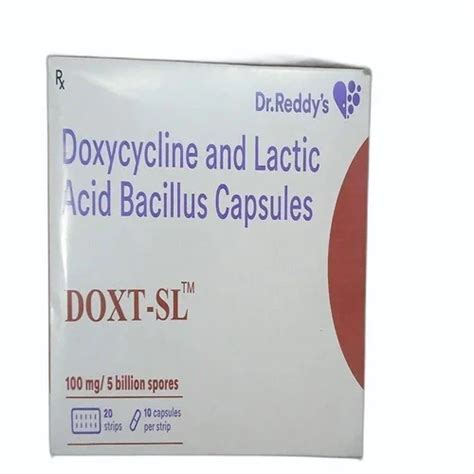 Doxt Sl Capsule Packaging Size 1x10 At Rs 124stripe In Nagpur Id