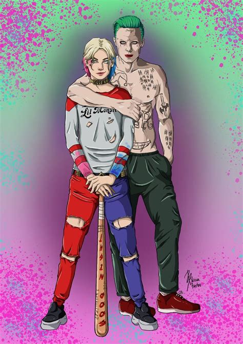 Harley Quinn And Joker Genderbend Gori Joker And Harley Quinn