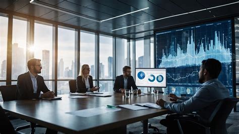A Business Analytics Room In Meeting Premium Ai Generated Image