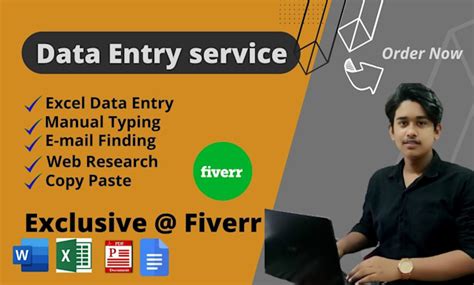 Do Excel Data Entry Copy Paste Web Research Typing Work By Juboraj07