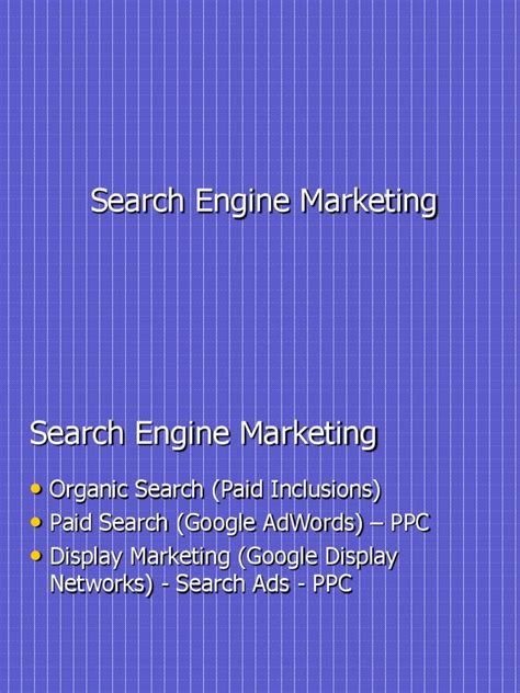 Edm Module Vi B Sem Pdf Ad Words Search Engine Marketing