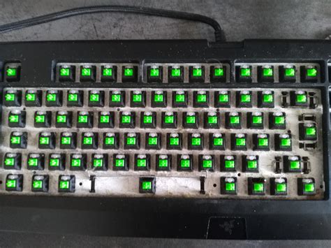 Keyboard Gets Stripped Naked And Gets A Good Rough Cleaning R Pcmasterrace