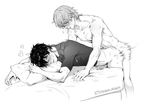 Rule 34 2boys Bed Bedroom Bigger Sub Black Hair Caelus Honkai Star