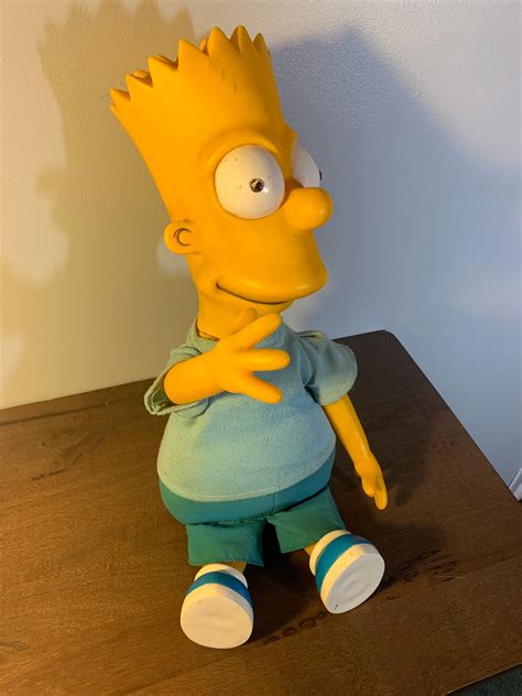 Vintage “the Simpsons” Bart Simpson Dan Dee 11” Vinyl Plush Doll Toy