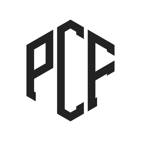 Premium Vector Pcf Logo Design Initial Letter Pcf Monogram Logo Using