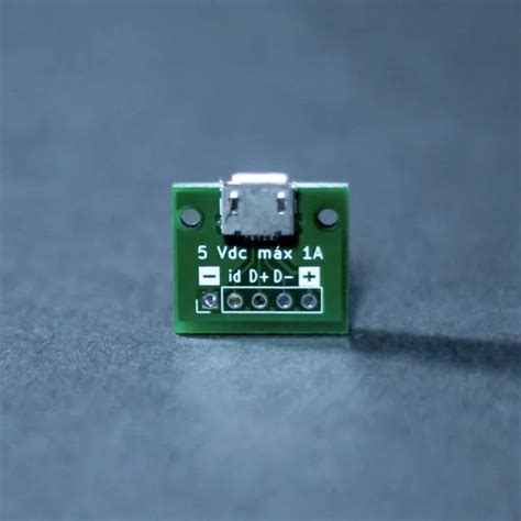 5 Piezas Modulo Conector Micro Usb Interfaz Fuente Cargador Mercadolibre