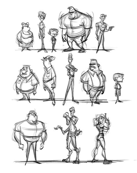 Artstation Character Thumbnails Josh Black Character Design
