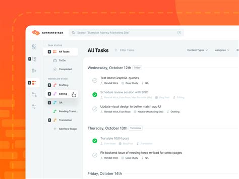 Contentstack CMS UI Updates Tasks By Max Burnside On Dribbble