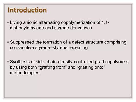 Anionic Alternating Graft Copolymerization Pptx