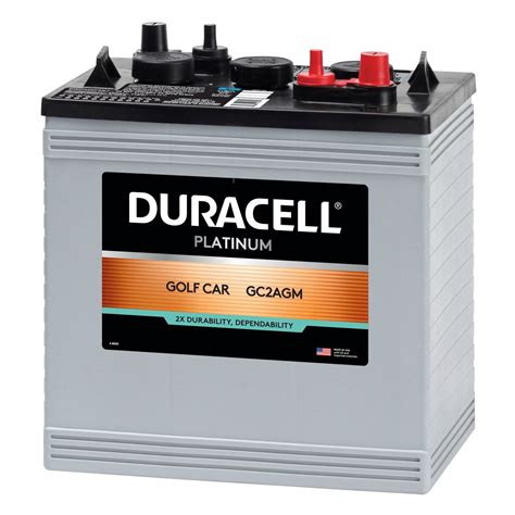 Duracell Agm Golf Car Battery Group Size Gc2