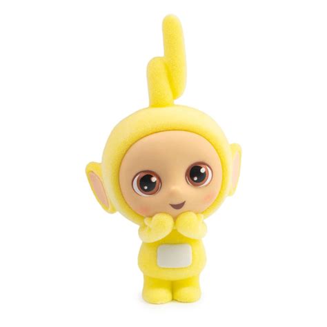 Teletubbies Cheebee Mini Figure Laa Laa Flocked 6cm Hobby Figures