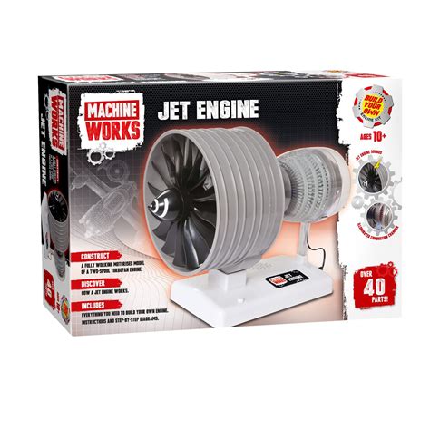 Machine Works Mwhj01 Jet Engine Toy Replica Model Building Kit