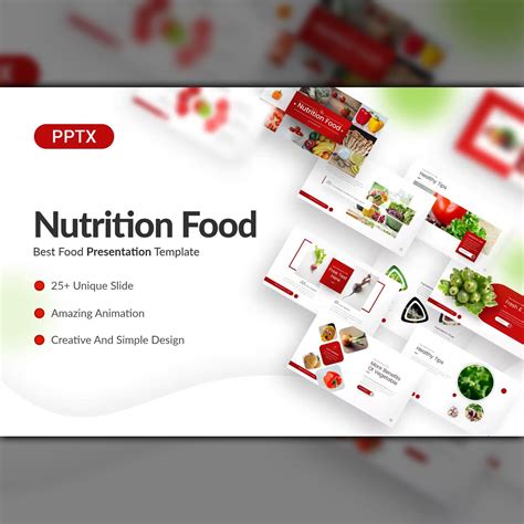 Nutrition Food Presentation Powerpoint Template Masterbundles