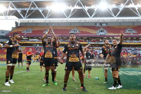 Chiefs Celebrate Winning The Rugby Global Tens Final Match Between