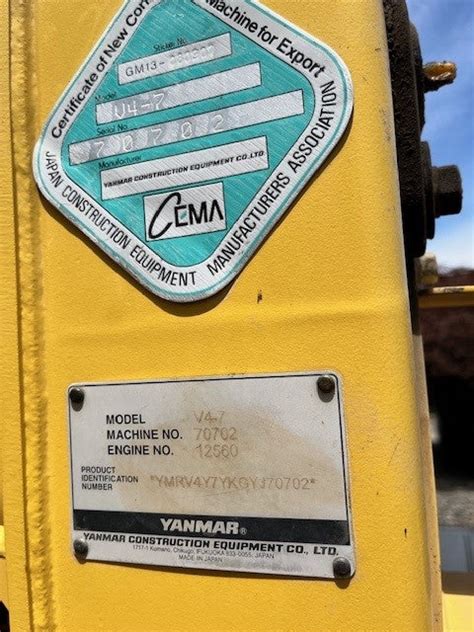 2018 Yanmar V4 6 Loader Vin 70702 Loen Nursery Inc
