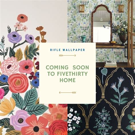 Whats New Rilfle Paper Wallpaper Fivethirty Home Zionsville Indiana