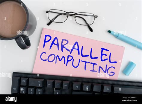 text caption presenting parallel computing internet concept