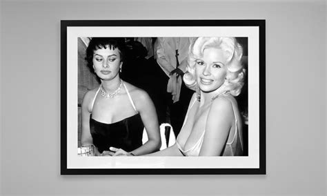 Jayne Mansfield And Sophia Loren 1957