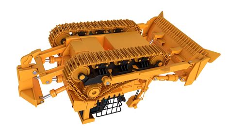 Tracked Dozer Model Turbosquid 2089812