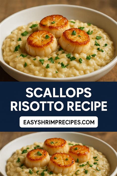 Scallops Risotto Creamy Luxurious And Perfectly Balanced