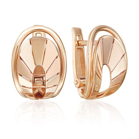 Серьги с английским замком из красного золота 02 5372 00 000 1110 купить в интернет магазине Platina